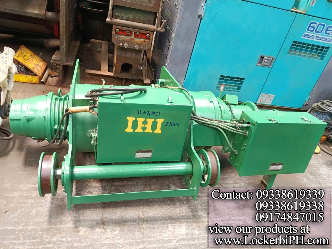 IHI Cable Hoist Overhead Crane Crab Type 5 Tons from Japan, Commercial ...