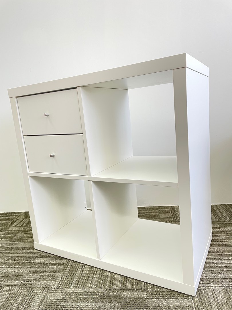 Ikea Kallax 76.5x76.5x39cm Square display Cabinet Storage with drawers ...