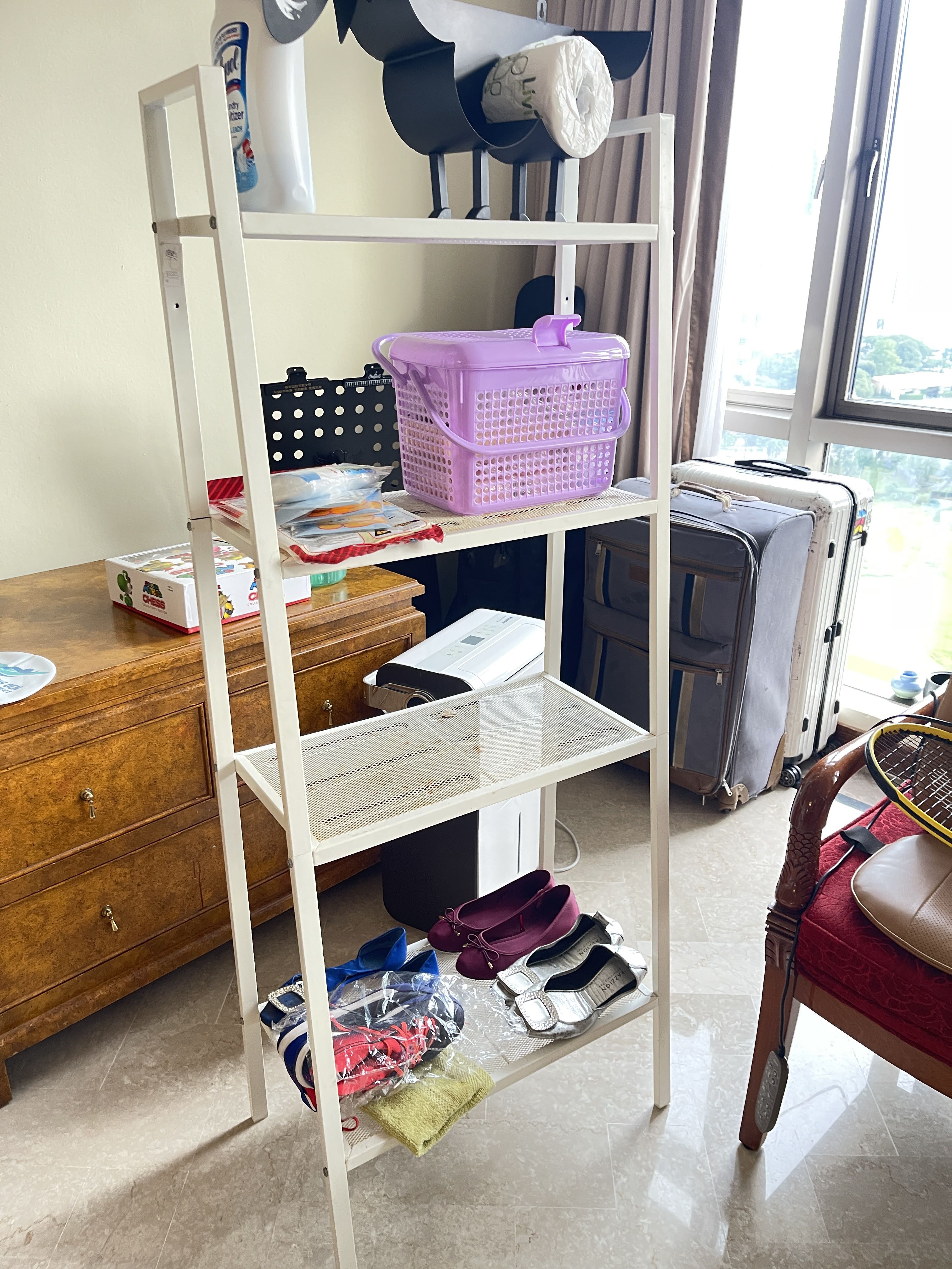 IKEA Rack Shelf, Furniture & Home Living, Furniture, Shelves, Cabinets ...