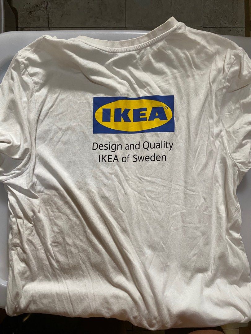 IKEA white Shirt, Men's Fashion, Tops & Sets, Tshirts & Polo Shirts on ...