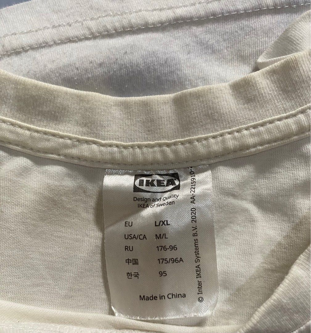 IKEA white Shirt, Men's Fashion, Tops & Sets, Tshirts & Polo Shirts on ...