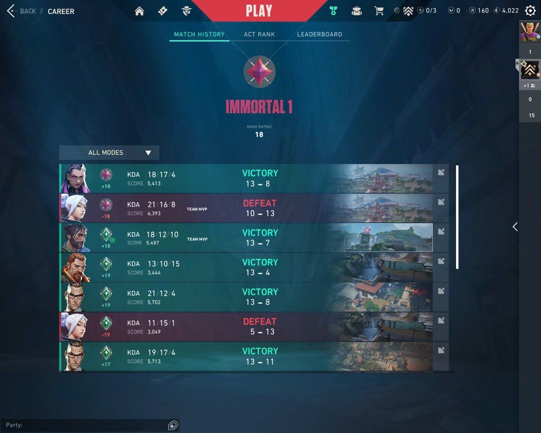 IMMORTAL 1 VALORANT ACCOUNT, Video Gaming, Video Games, Others on Carousell