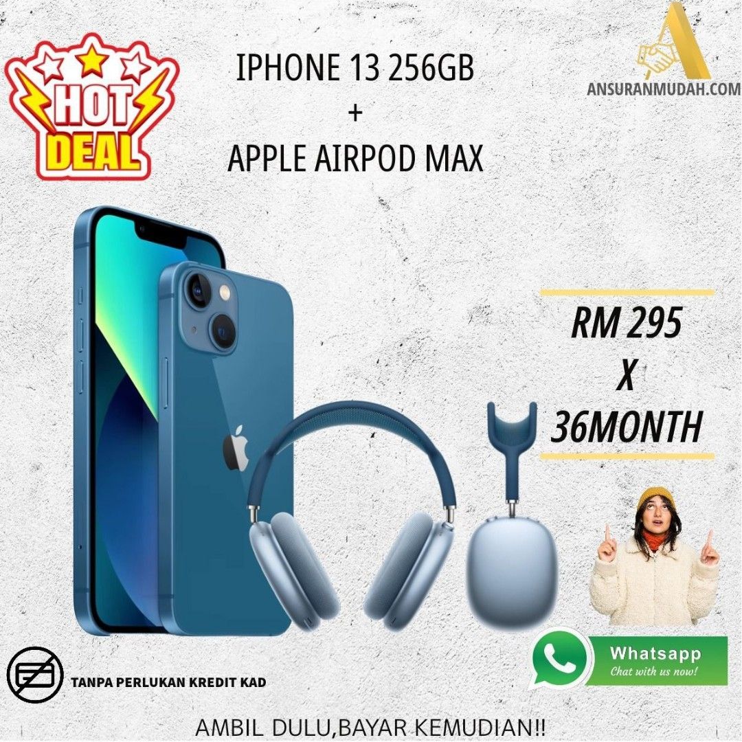 Iphone 13 & airpod max, Mobile Phones & Gadgets, Mobile Phones, iPhone ...