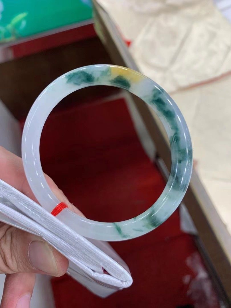 Jade Bangle 53.8mm, Women's Fashion, Jewelry & Organisers, Bracelets on ...
