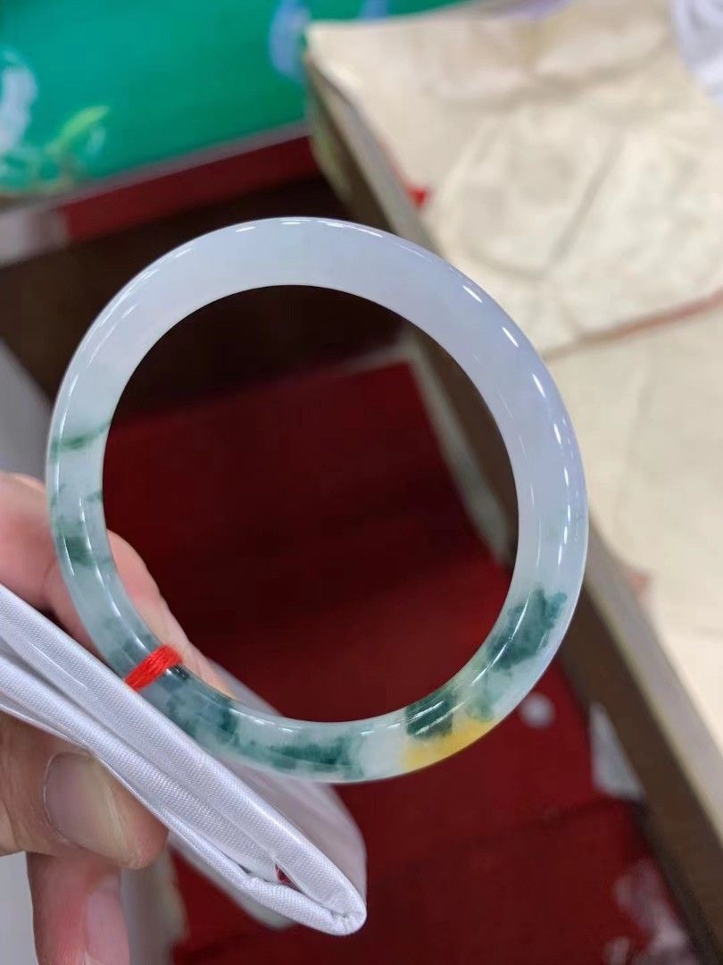 Jade Bangle 53.8mm, Women's Fashion, Jewelry & Organisers, Bracelets on ...
