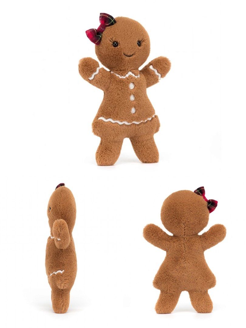 Jellycat Gingerbread Fred Ruby, Hobbies & Toys, Toys & Games on Carousell