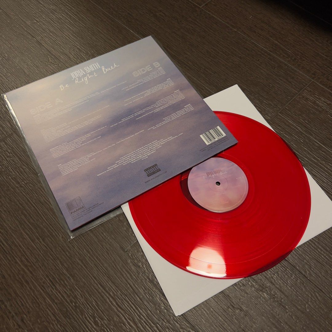 Jorja Smith - Be Right Back (Red Vinyl LP), Hobbies & Toys, Music ...