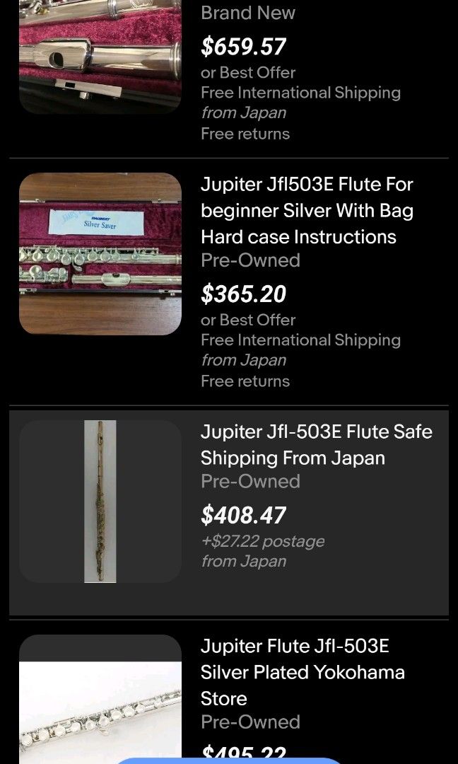 Jupiter Jfl 503E flute, Hobbies & Toys, Music & Media, Musical Instruments on Carousell