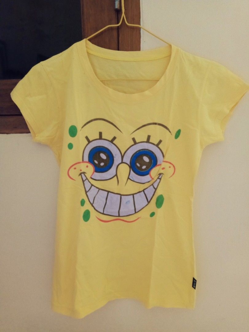 Kaos Spongebob Kuning, Bayi & Anak, Baju Anak Perempuan, 8 hingga 12 ...