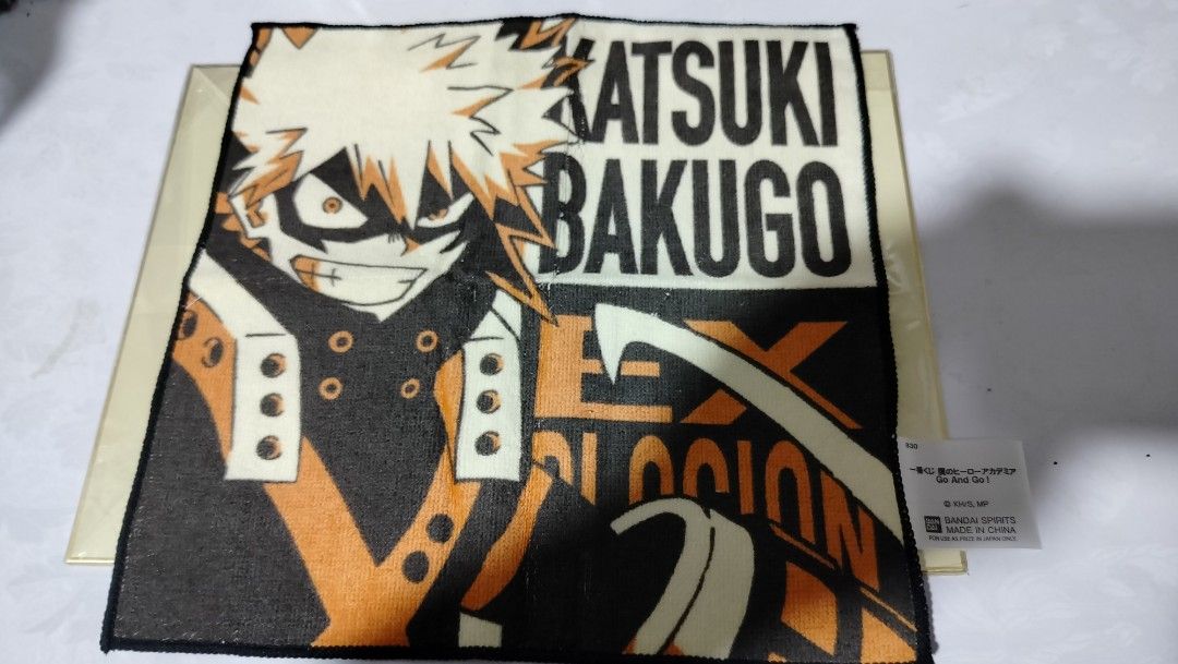 Katsuki Bakugou My Hero Academia Handkerchief, Hobbies & Toys, Toys ...