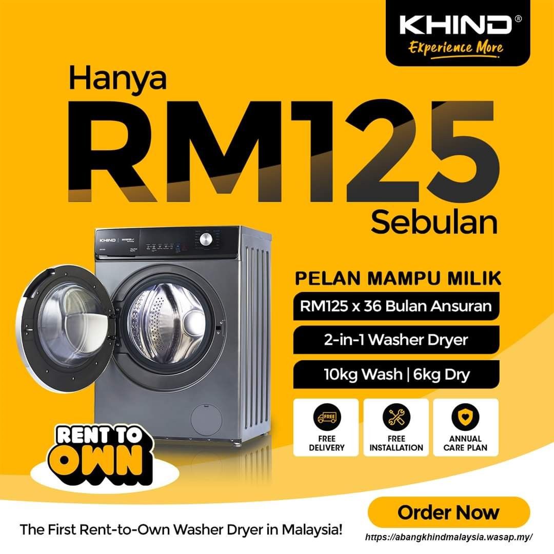 KHIND WASHER DRYER, TV & Home Appliances, Washing Machines and Dryers ...