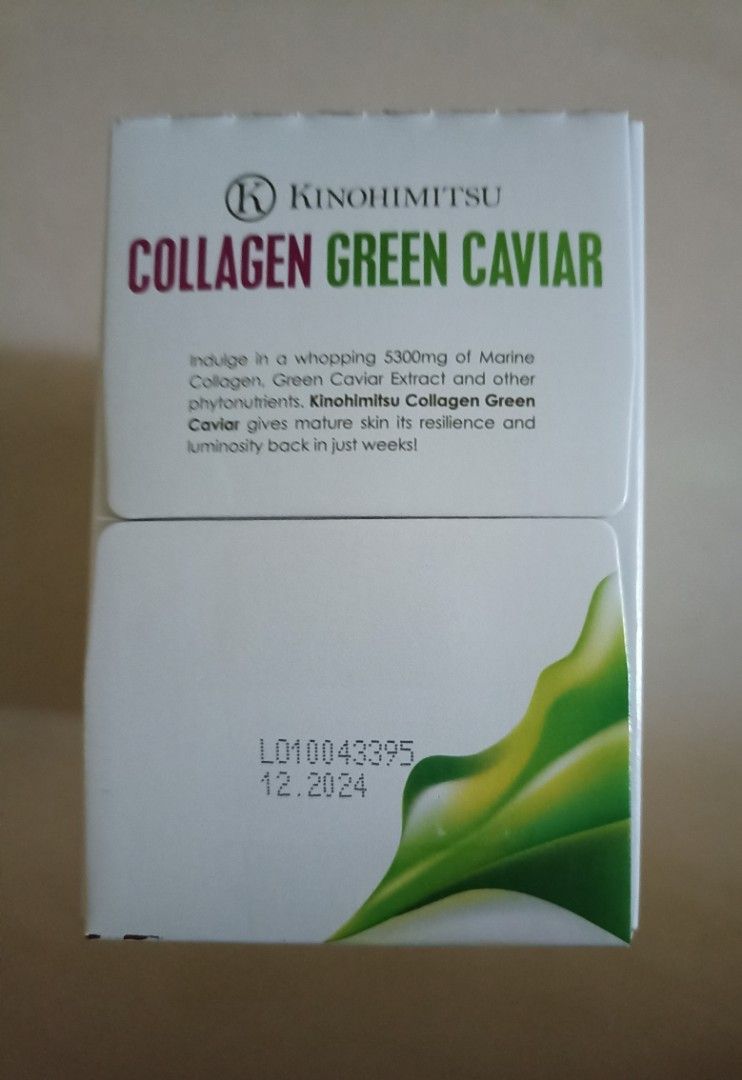 Kinohimitsu Collagen Green Caviar (50g x 10 bottles), Health ...