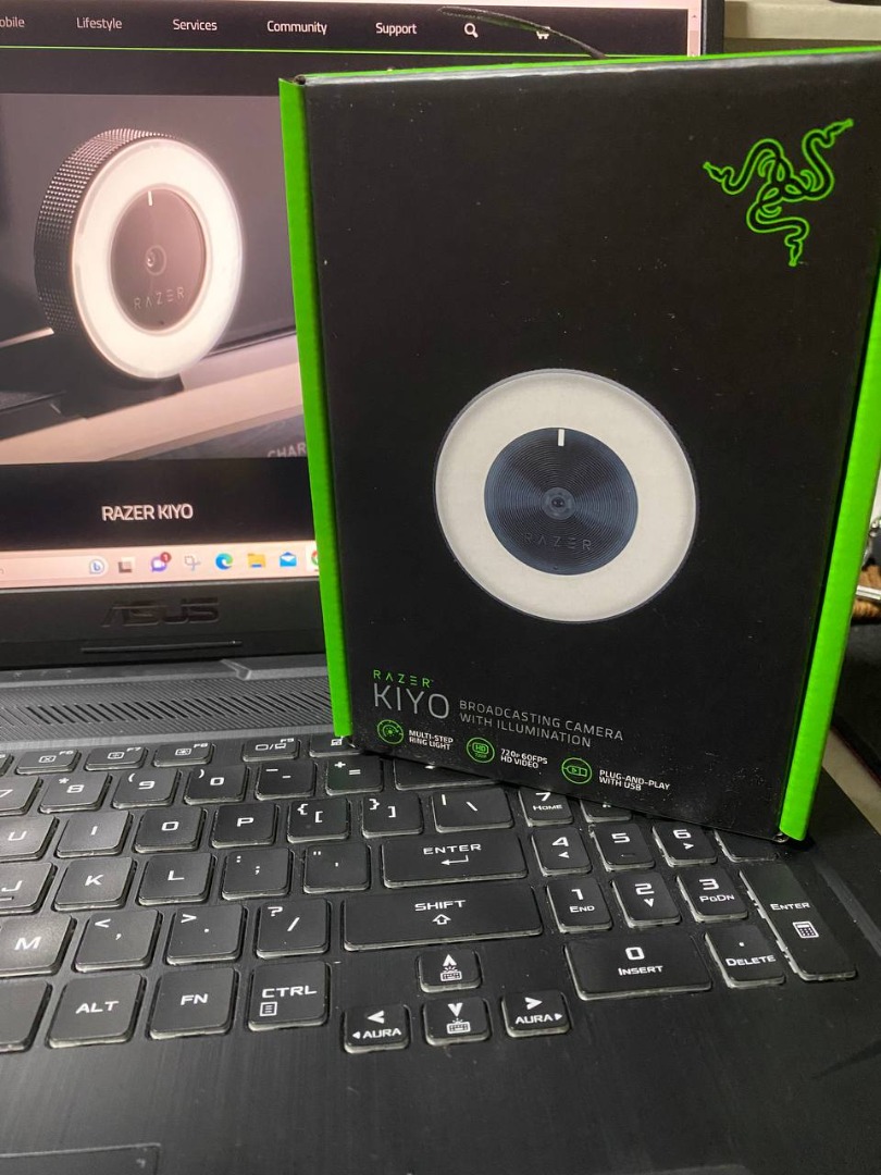 Kiyo Razer Broadcasting Camera with Illumination, Computers & Tech ...