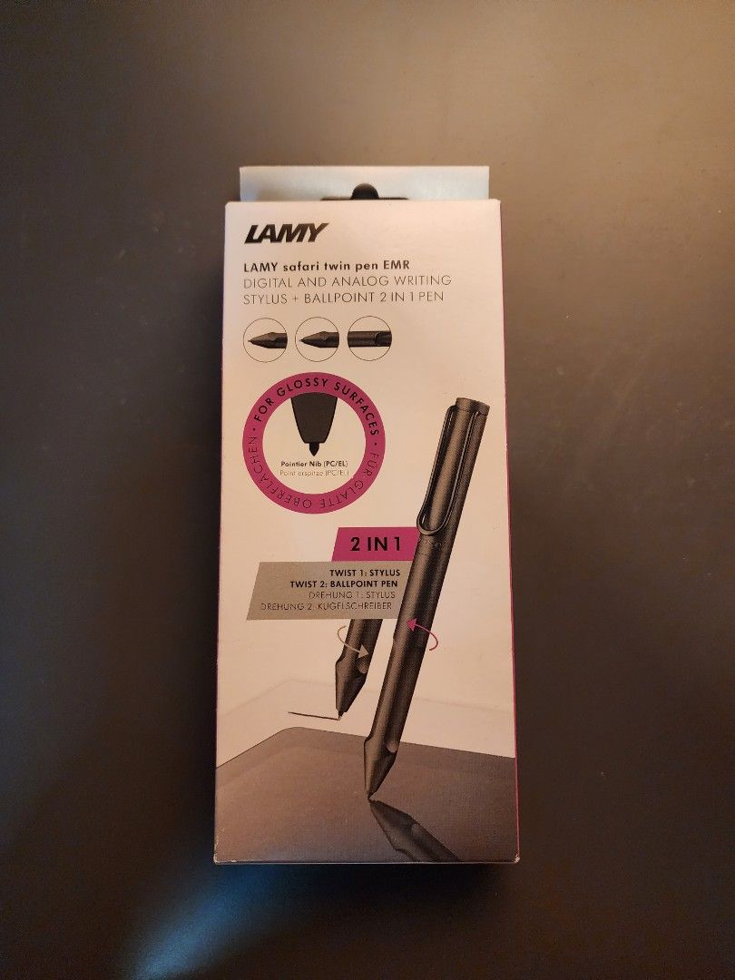 Lamy Twin EMR - Ballpoint And Digital Stylus Pen All Black [BNIB ...