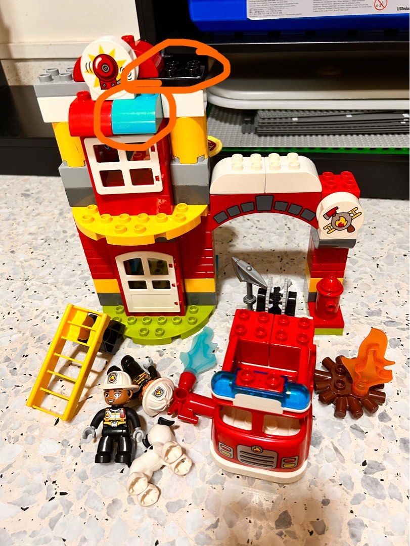 Lego Duplo fire station 10903, Hobbies & Toys, Toys & Games on Carousell
