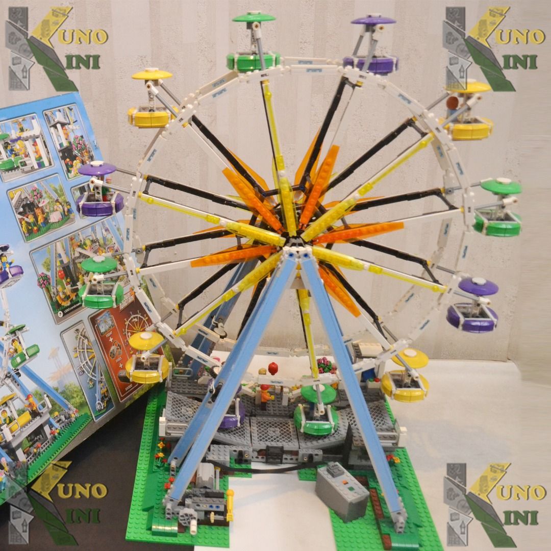 LEGO FERRIS WHEEL + Mesin - Langka, Discontinue, Original, Antik ...