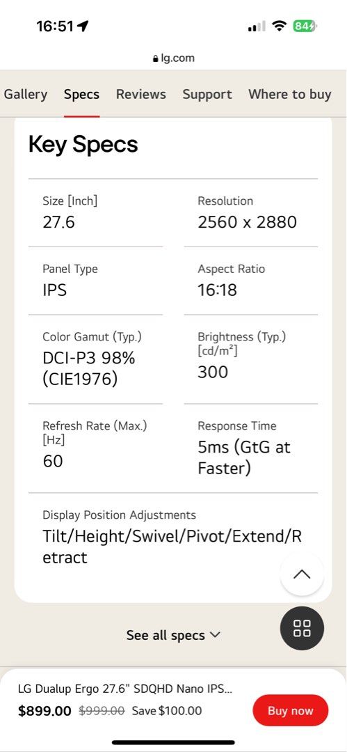 Lg 28mq780 dualup monitor, Computers & Tech, Parts & Accessories ...