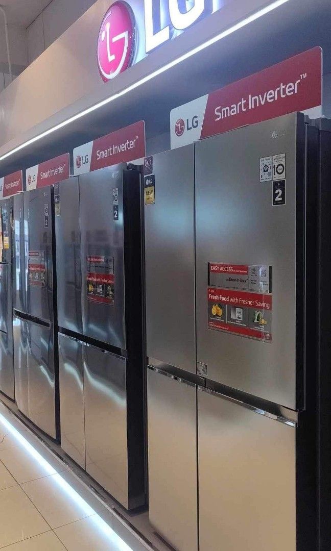 LG SIDE BY SIDE INVERTER REFRIGERATOR RVS-B243PZ RVS-B245PZ RVS-M245NS ...