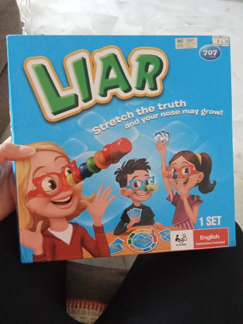 Liar kids game, Hobbies & Toys, Toys & Games on Carousell