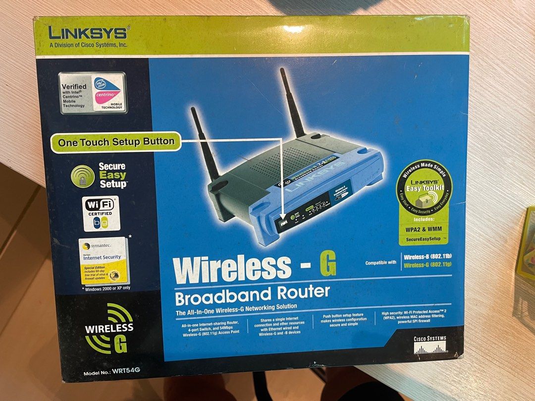 Linksys Wireless G Broadband Router Computers And Tech Office And Business Technology On Carousell