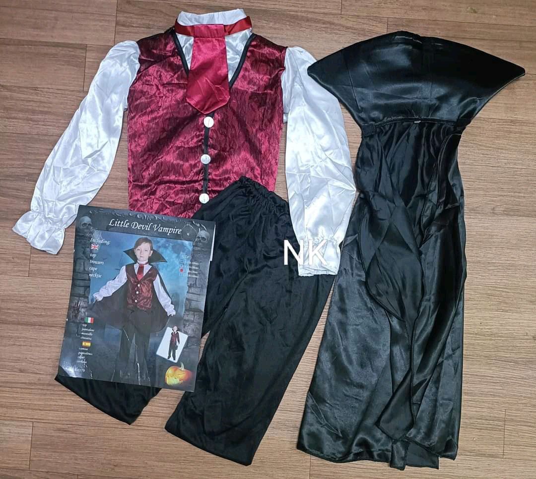 Little Devil Vampire Halloween Costume For Kids, Hobbies & Toys, Toys ...