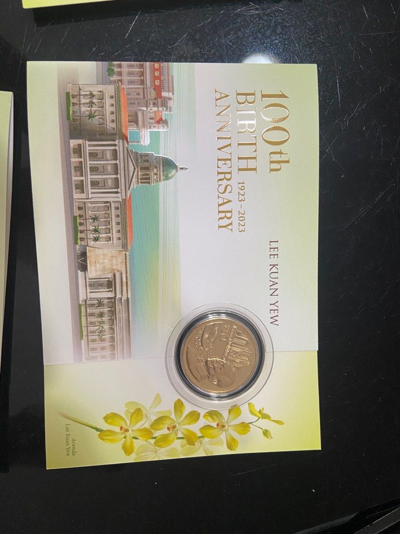 LKY 100th anniversary coin, Hobbies & Toys, Memorabilia & Collectibles ...