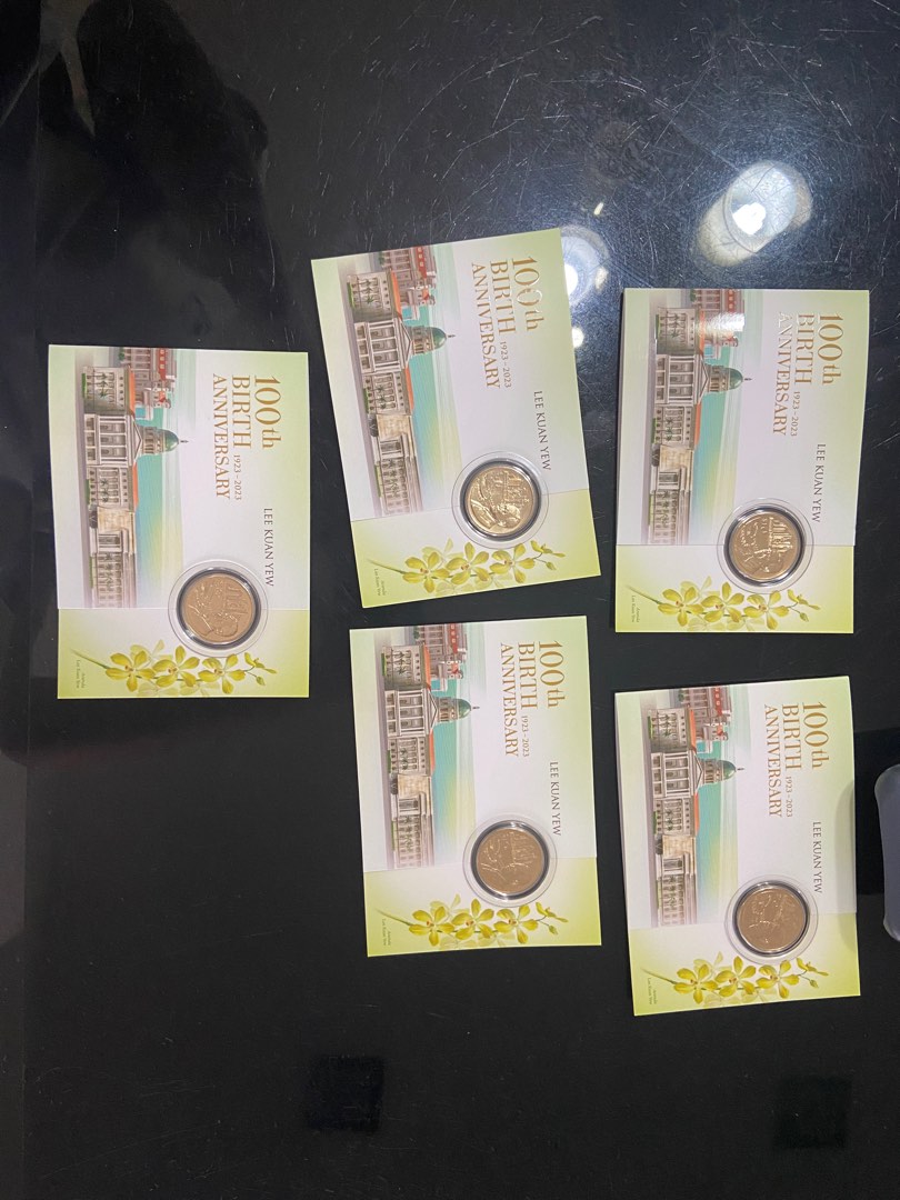 LKY 100th anniversary coin, Hobbies & Toys, Memorabilia & Collectibles ...