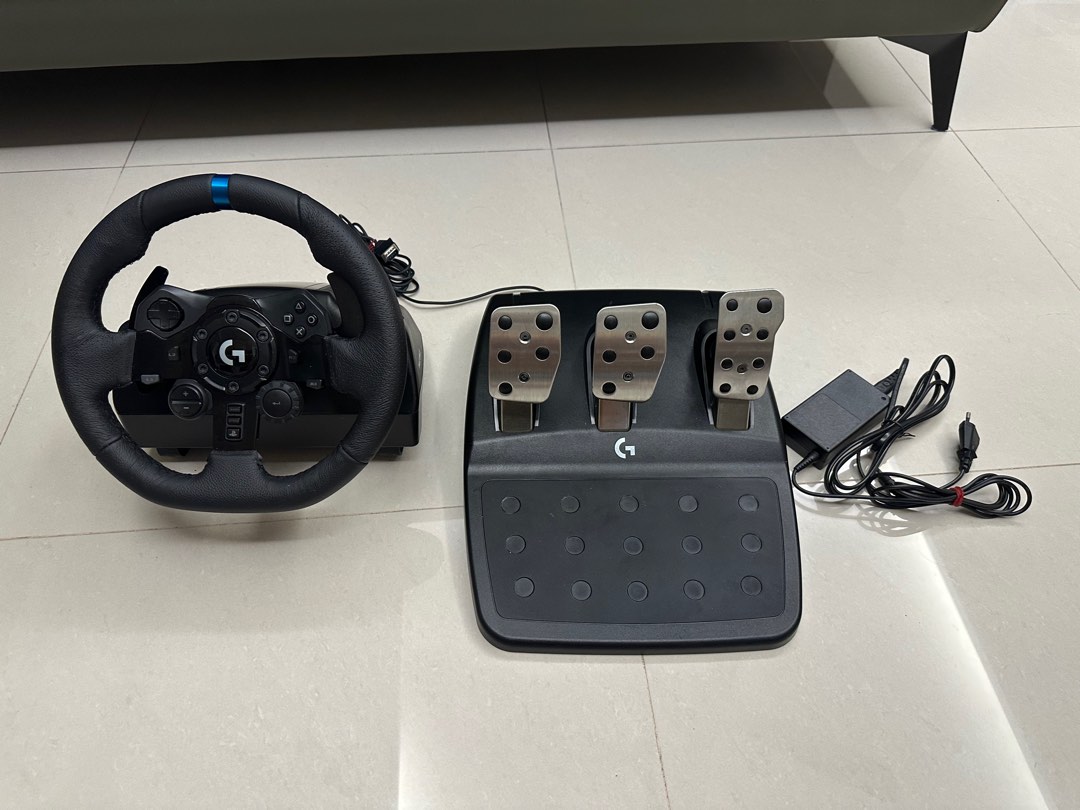 Logitech G923 Steering Wheel and paddles, Video Gaming, Gaming ...