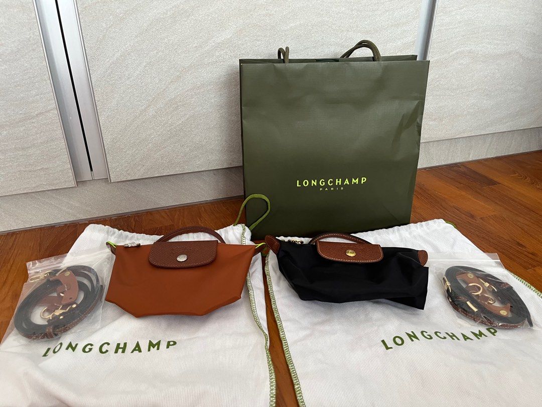 Long Champ (mini) Le Pilage with sling, Luxury, Bags & Wallets on Carousell