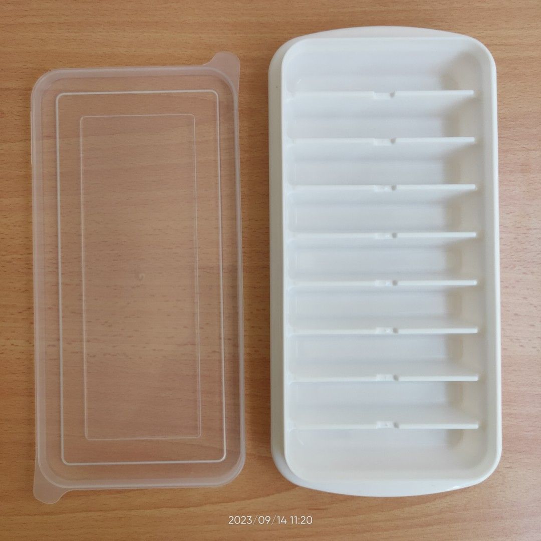 Long Ice Cube Ice Tray (10cm by 2cm Size), Furniture & Home Living ...