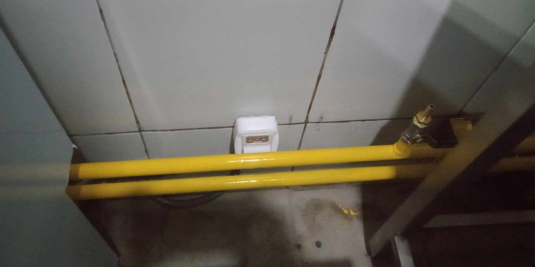 Lpgas piping system with gas leak control panel Installation Complete ...