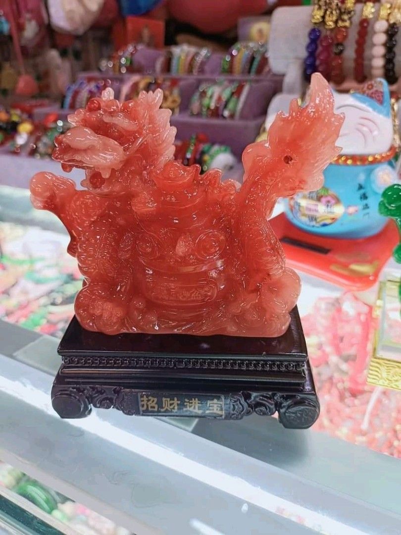 Lucky dragon display, Furniture & Home Living, Home Decor, Other Home ...