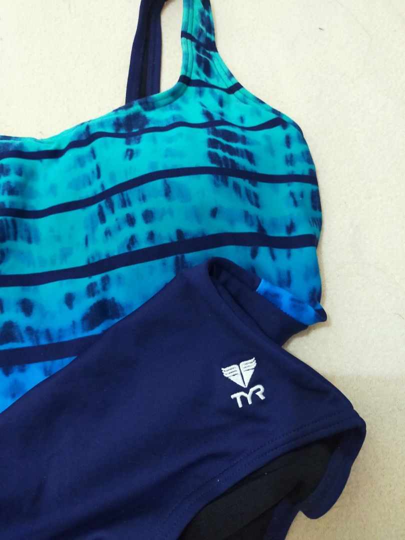 (M) TYR CONTROLFIT BEACH AQUA ONE PIECE SWIMSUIT, Women's Fashion ...