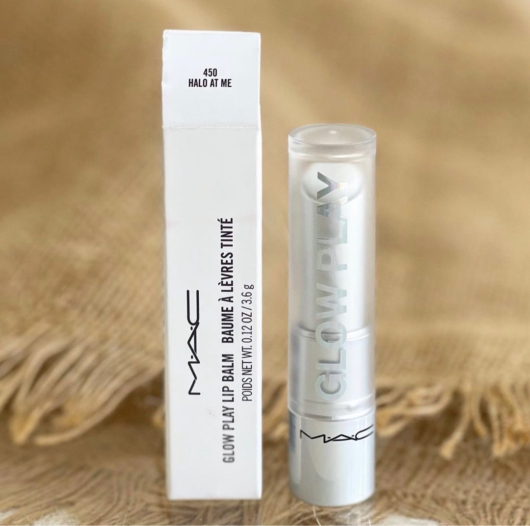 MAC Go Play Lip Balm (Halo at Me), Beauty & Personal Care, Face, Makeup ...