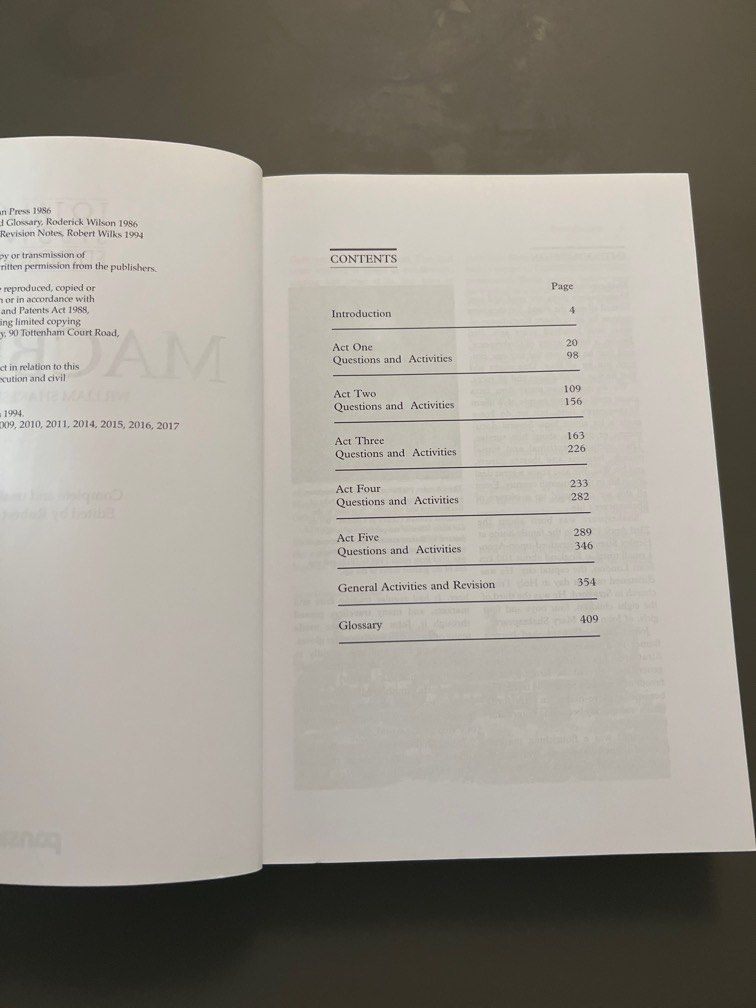 Macbeth 3-in-1 Study Guide., Hobbies & Toys, Books & Magazines ...