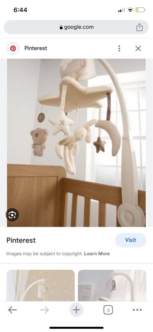 Mamas and Papas Zeddy and Parsnip Musical Mobile, Babies & Kids, Baby ...