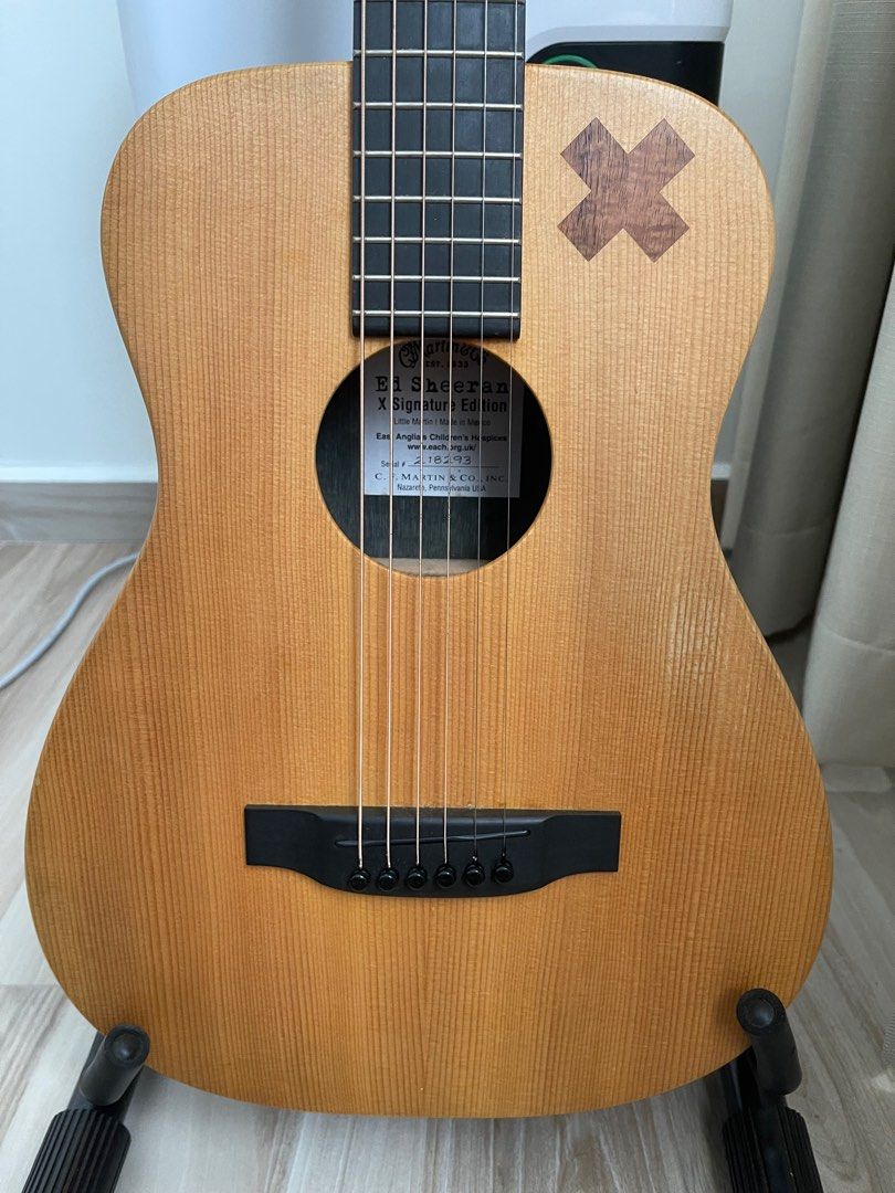 Martin Ed Sheeran Multiply Guitar, Hobbies & Toys, Music & Media ...
