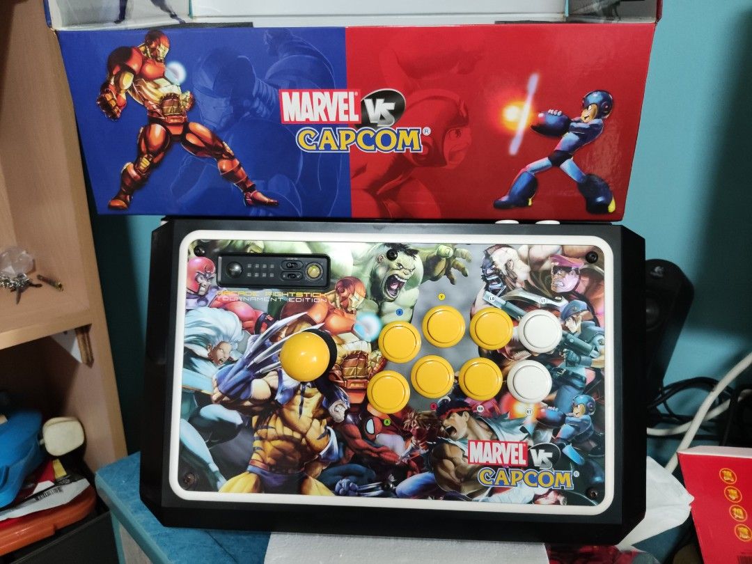 Official Marvel Vs Capcom 2 TE Fightstick (Official, Tournament & Collector's Edition), Hobbies ...