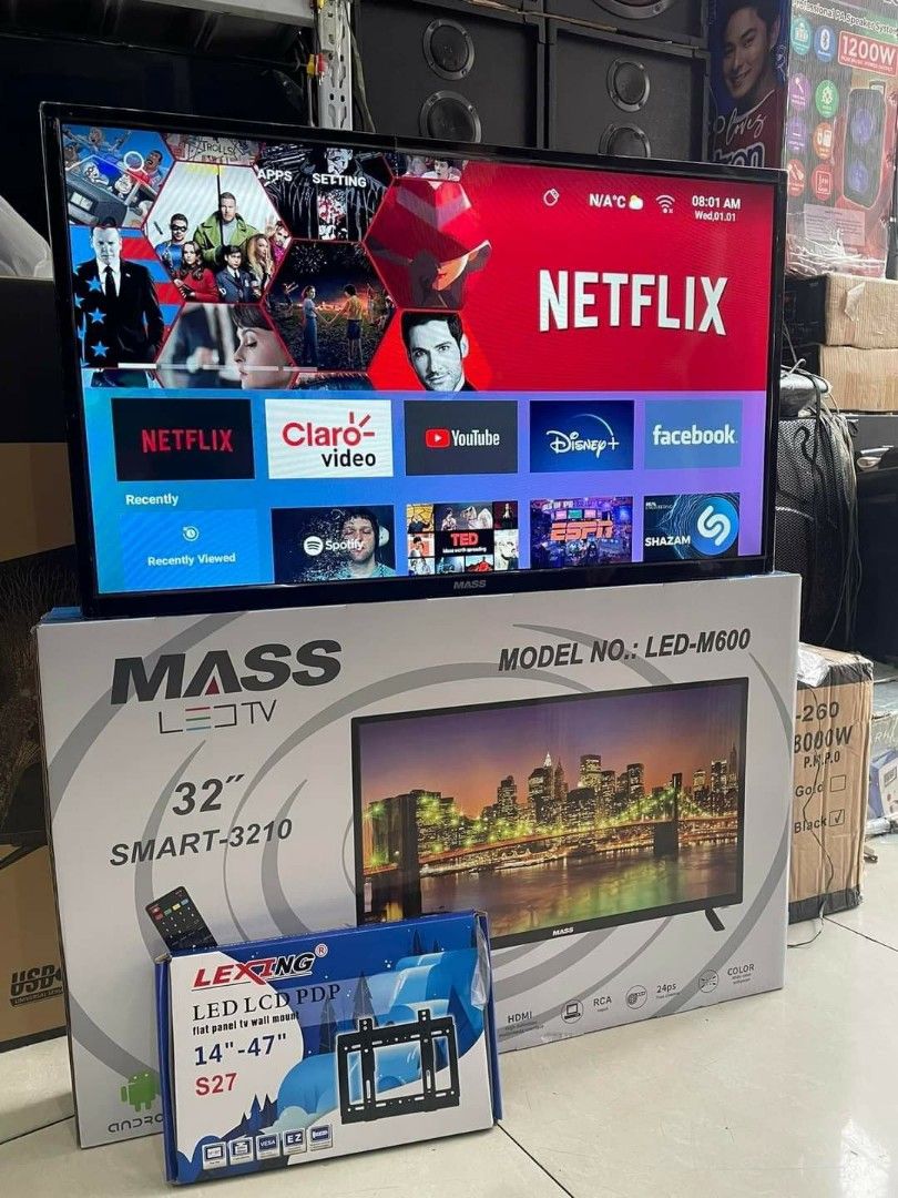 MASS SMART TV 32" Model: LED-M600 3210, TV & Home Appliances, TV ...