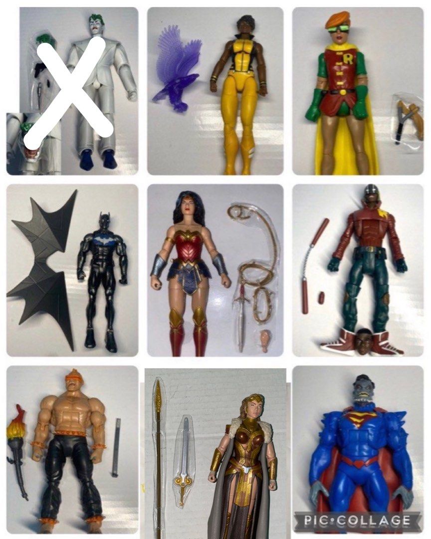 Mattel DC multiverse queen hippolyta ($30) mutant leader ($35) Robin ...