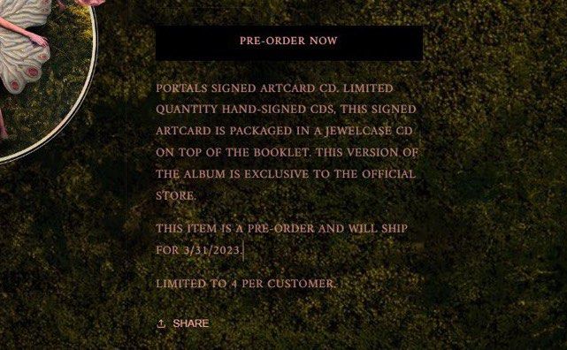 Melanie Martinez Portals CD with Signed artcard, Hobbies & Toys, Music ...