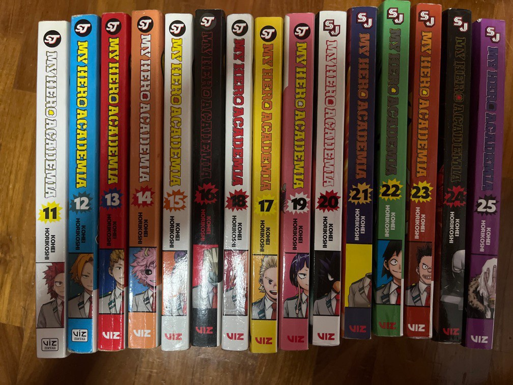 MHA my hero academia manga vol. 11-25, Hobbies & Toys, Books ...