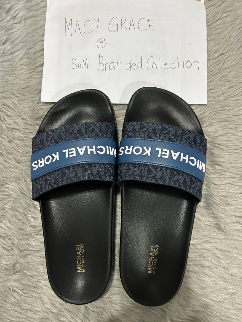 Michael Kors/MK SLIDES UNISEX, Women's Fashion, Footwear, Slippers and ...