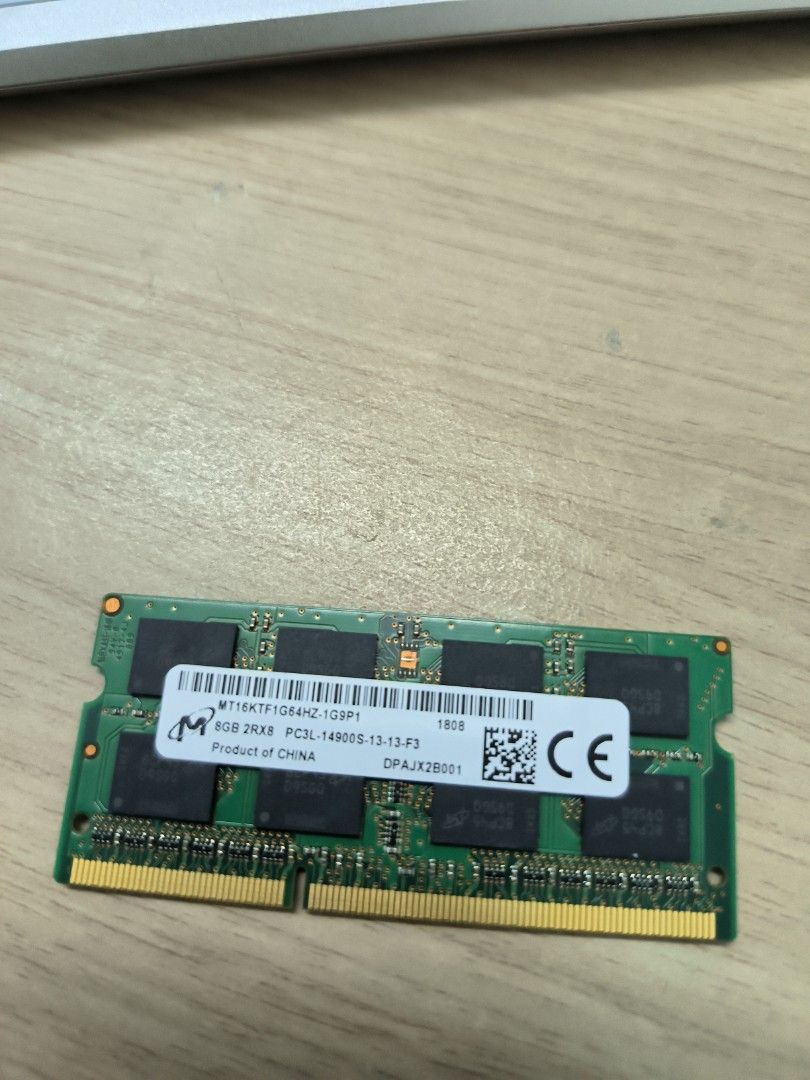 Micron DDR3 8GB RAM + installation, Computers & Tech, Parts ...