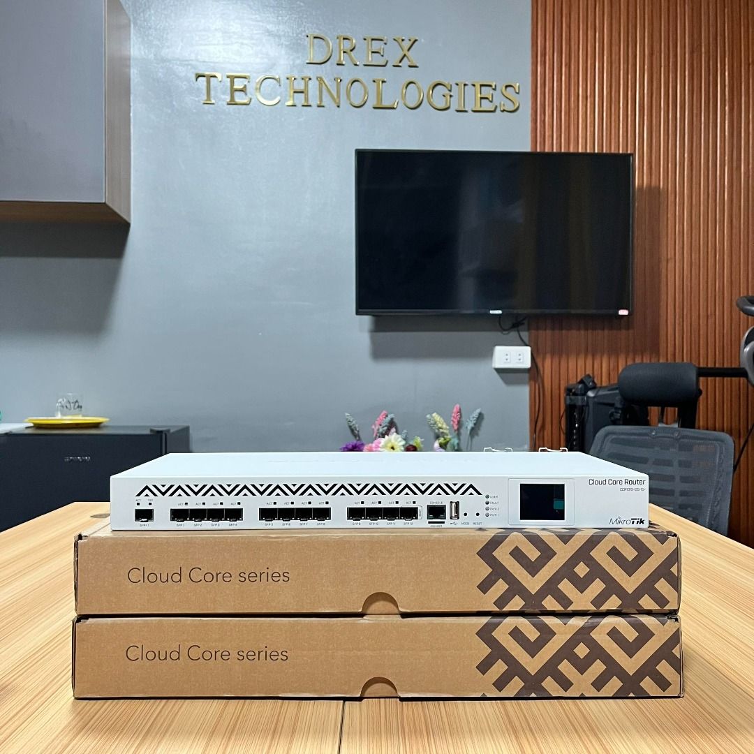 Mikrotik CCR1016-12S-1S+ 1U rackmount, 12xSFP cage, 1xSFP+ cage, 16 cores x 1.2GHz CPU, 2GB RAM ...