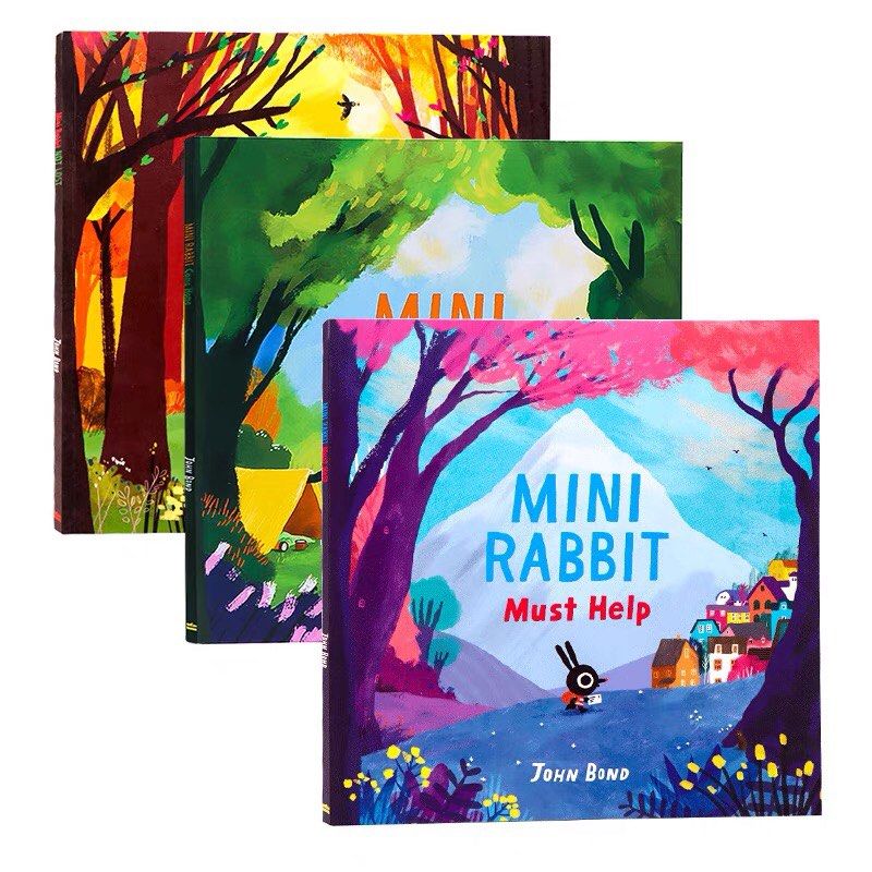 Mini Rabbit Children Picture Book Original, Hobbies & Toys, Books ...