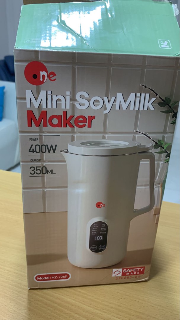 Mini Soy Milk & Fruit Juice Maker, TV & Home Appliances, Kitchen ...