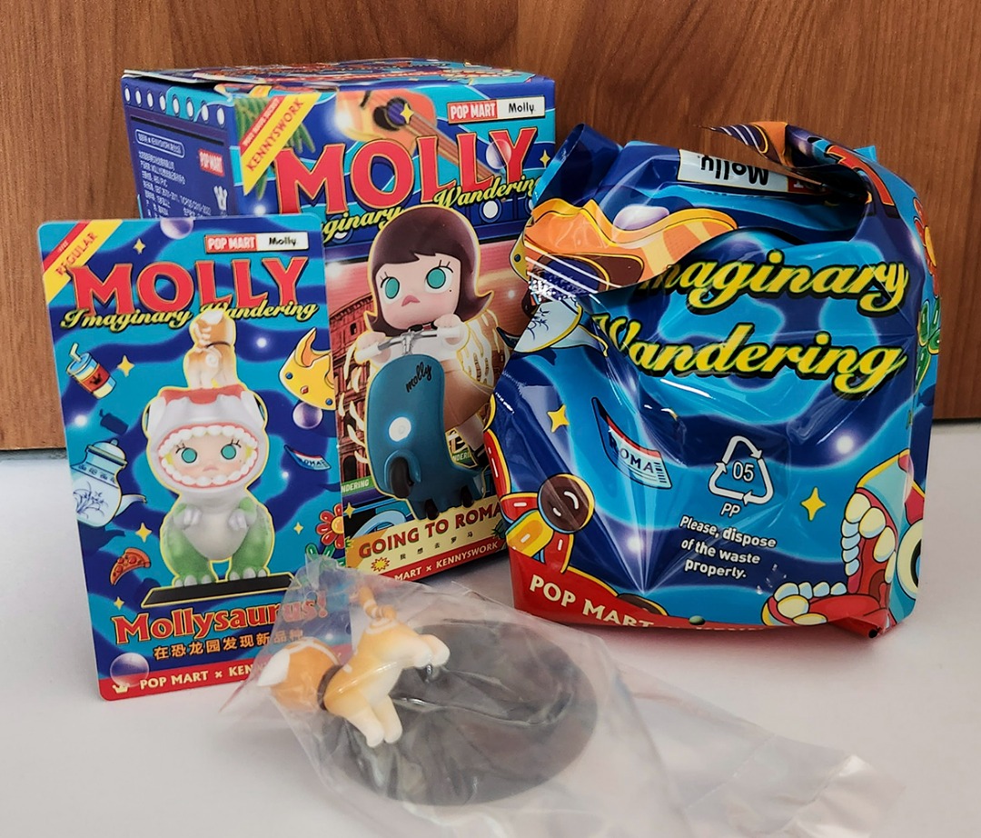 Pop Mart Molly Mollysaurus, Hobbies & Toys, Toys & Games on Carousell