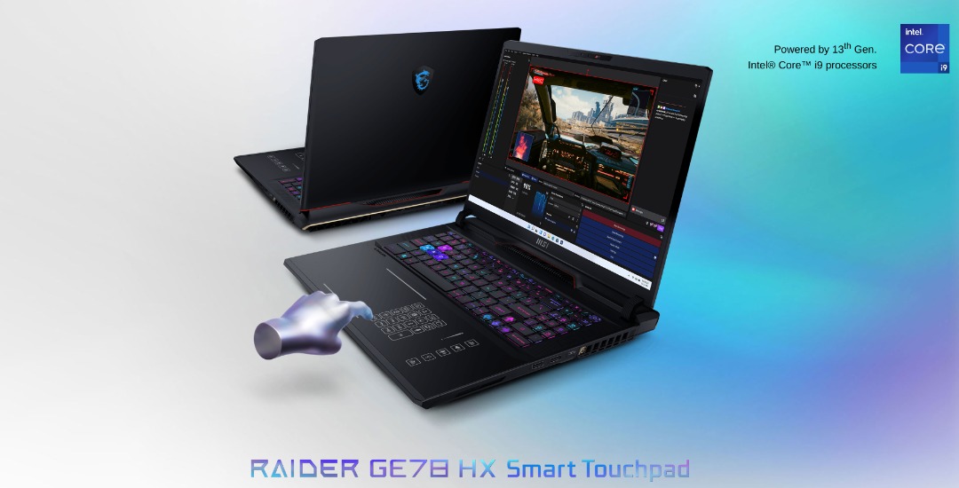 MSI Raider GE78HX Smart Touchpad 13VG-061SG Gaming Workstation ...