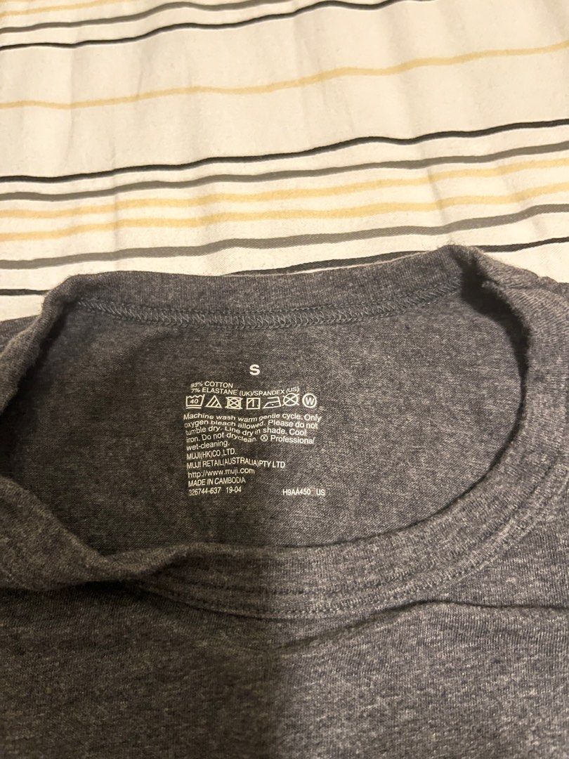 muji Tshirt, Men's Fashion, Tops & Sets, Tshirts & Polo Shirts on Carousell